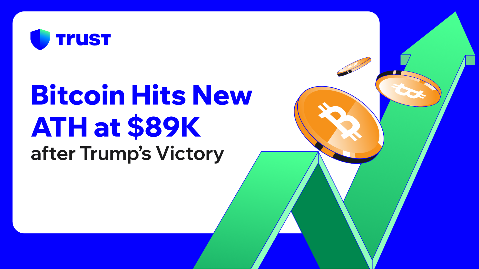 Bitcoin Hits New ATH at $89K after Trump's Victory | Trust