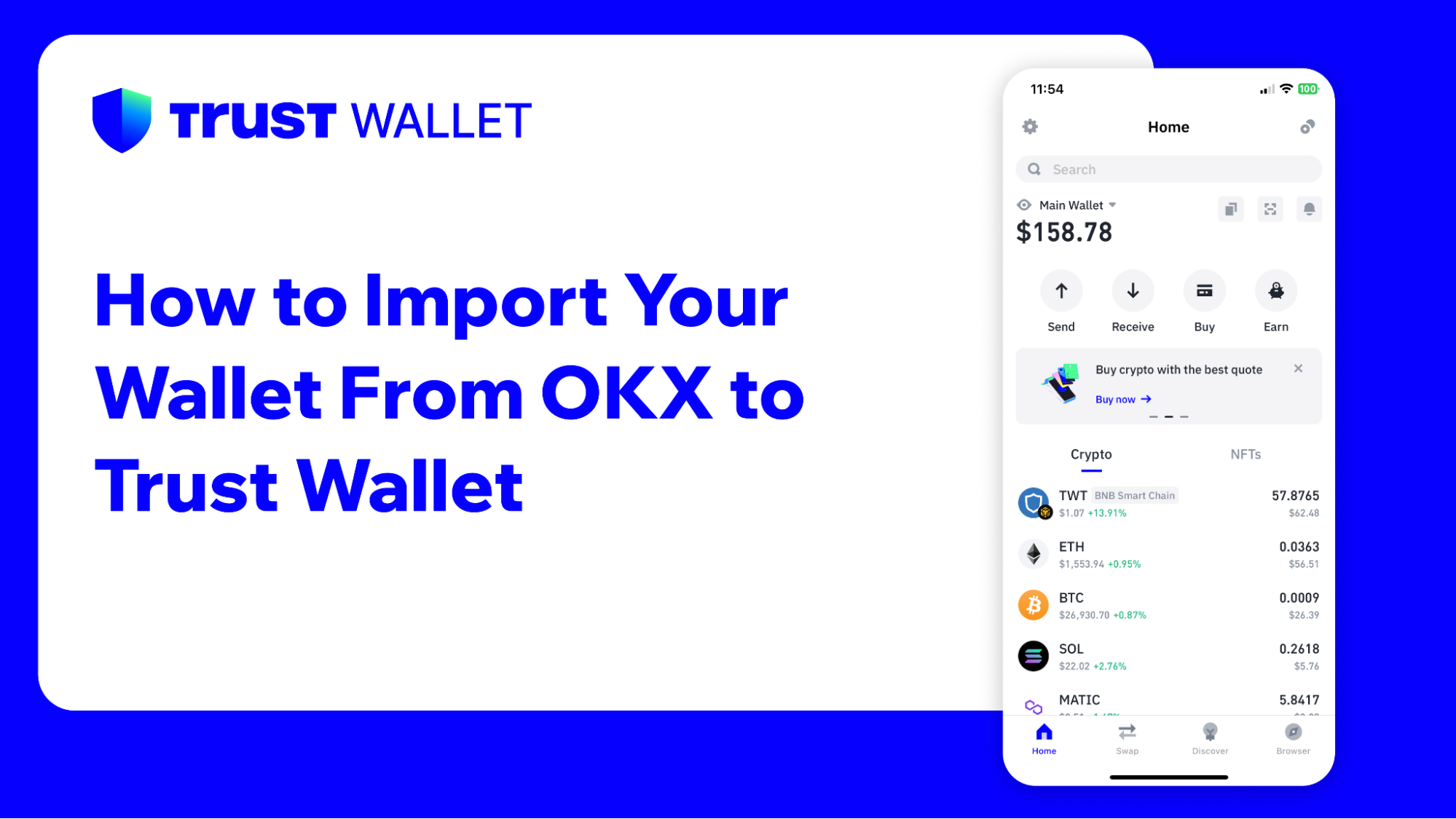 How to Import Your Wallet From OKX Wallet to Trust Wallet | Trust