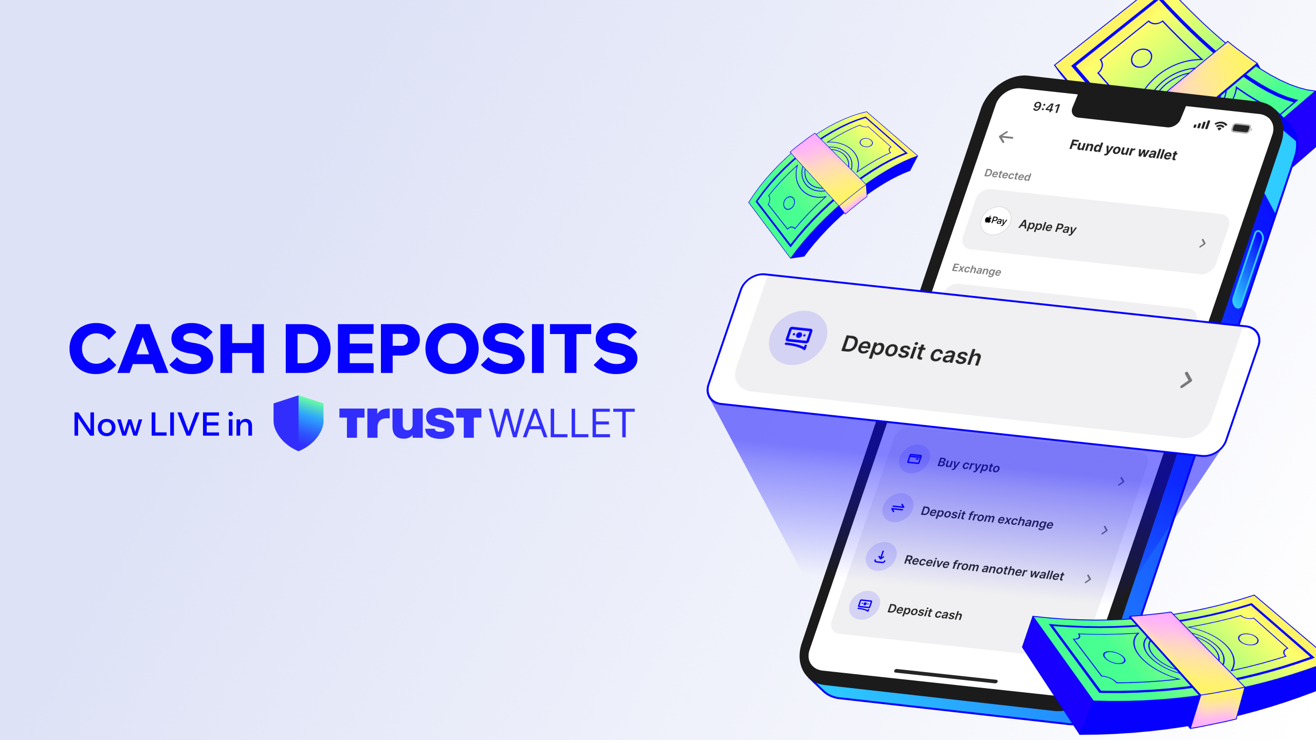 Introducing Cash Deposits on Trust Wallet: Turn Cash Into Digital Money ...