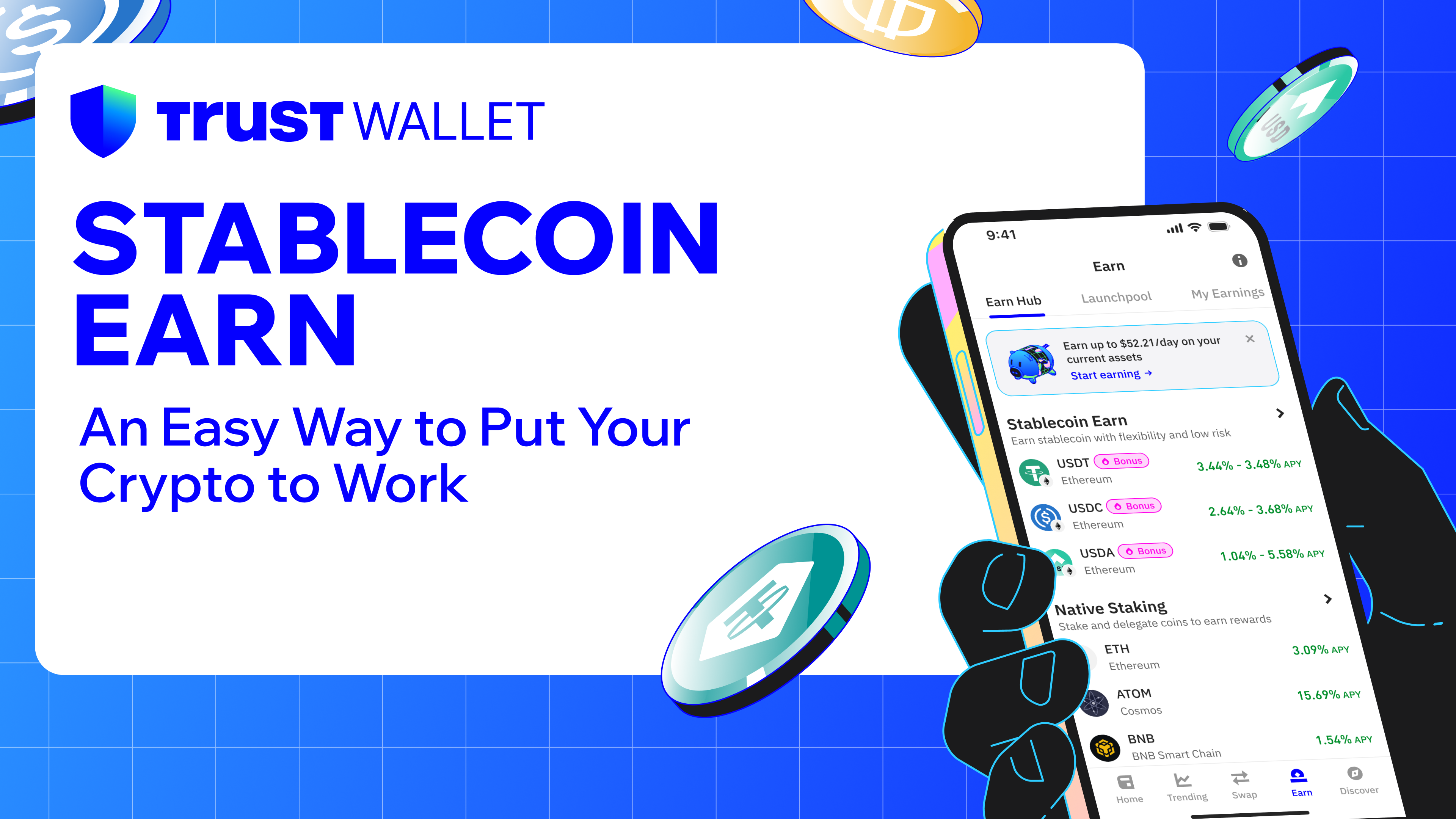 Stablecoin Earn: An Easy Way to Put Your Crypto to Work | Trust